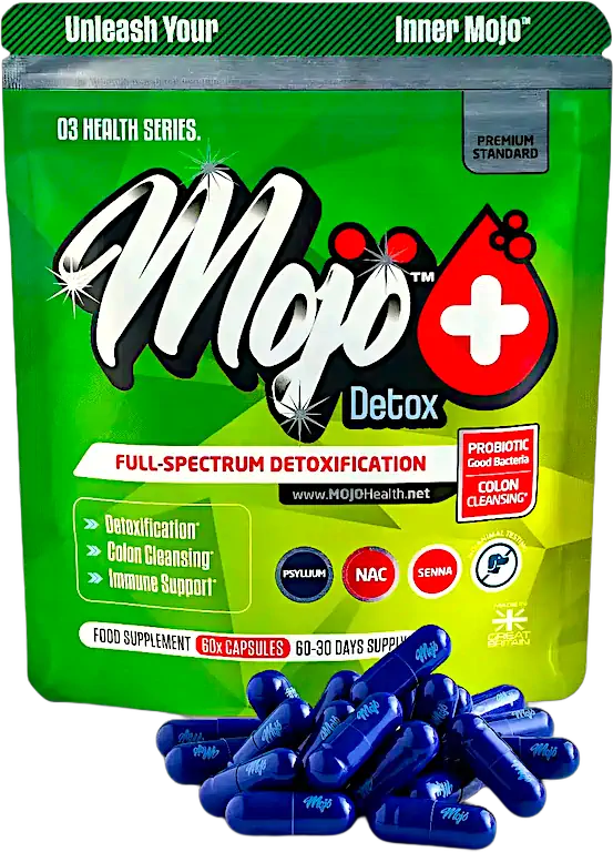 MOJO™ DETOX - Liver Detox | 4x Months Supply | Herbal Colon Cleanse ...
