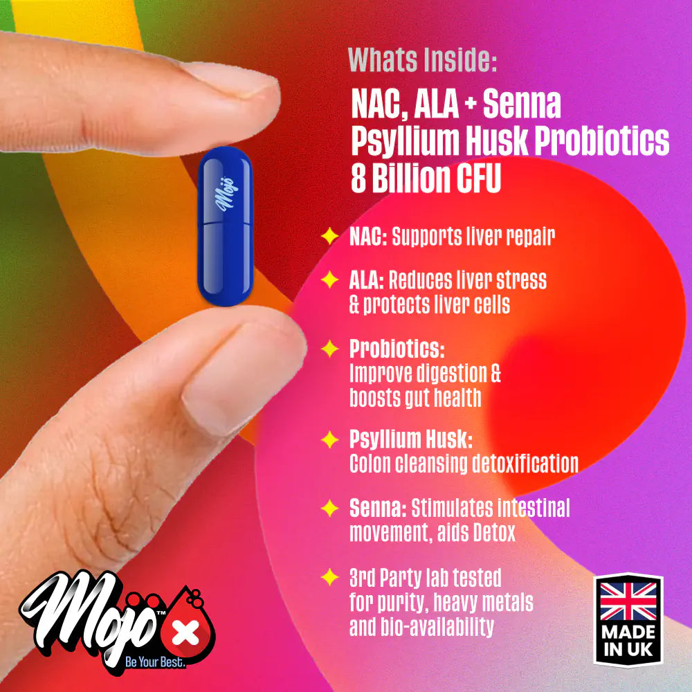 MOJO™ DETOX - Liver Detox | 4x Months Supply | Herbal Colon Cleanse ...